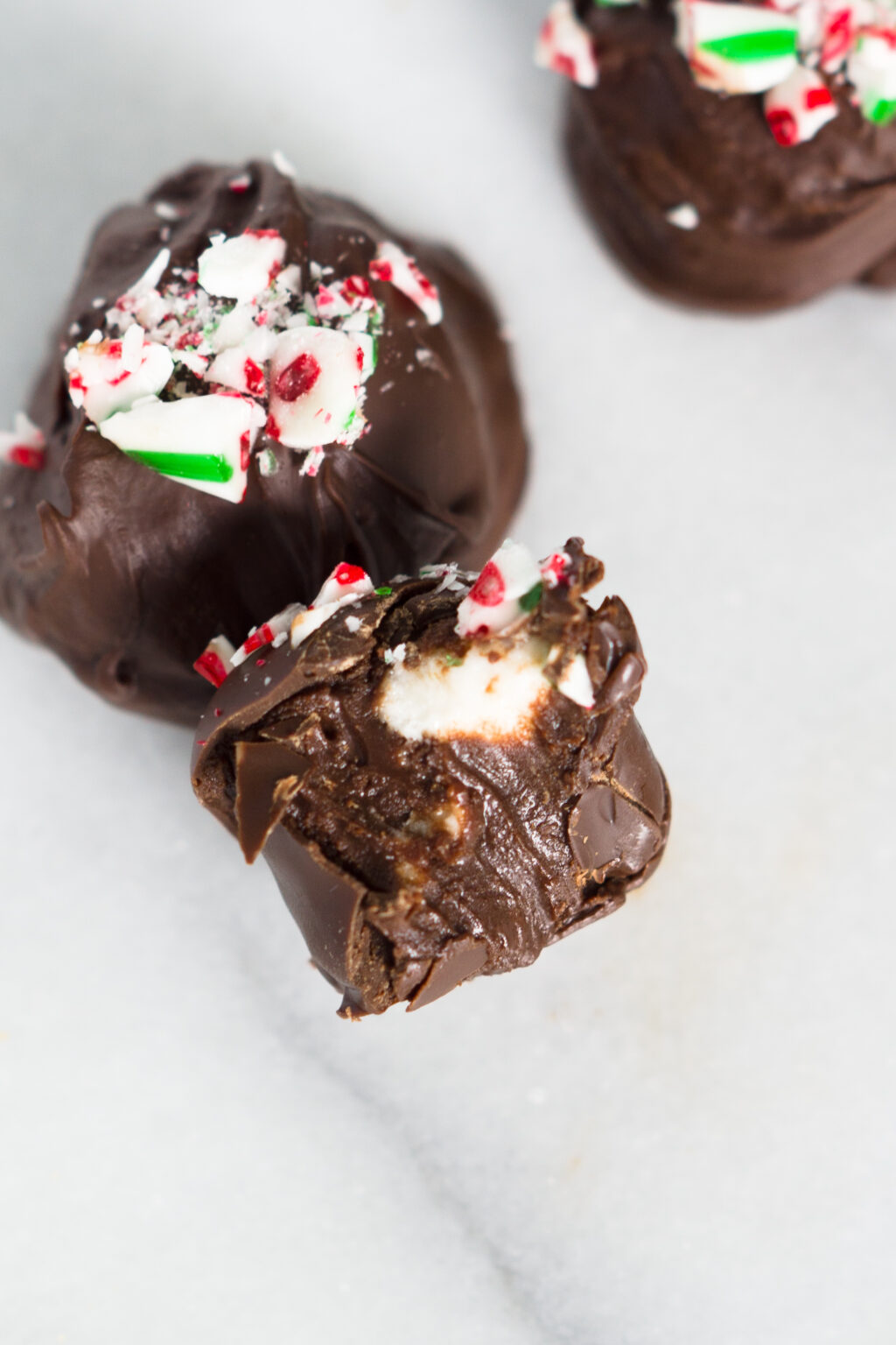 Peppermint Hot Cocoa Truffles - My San Francisco Kitchen